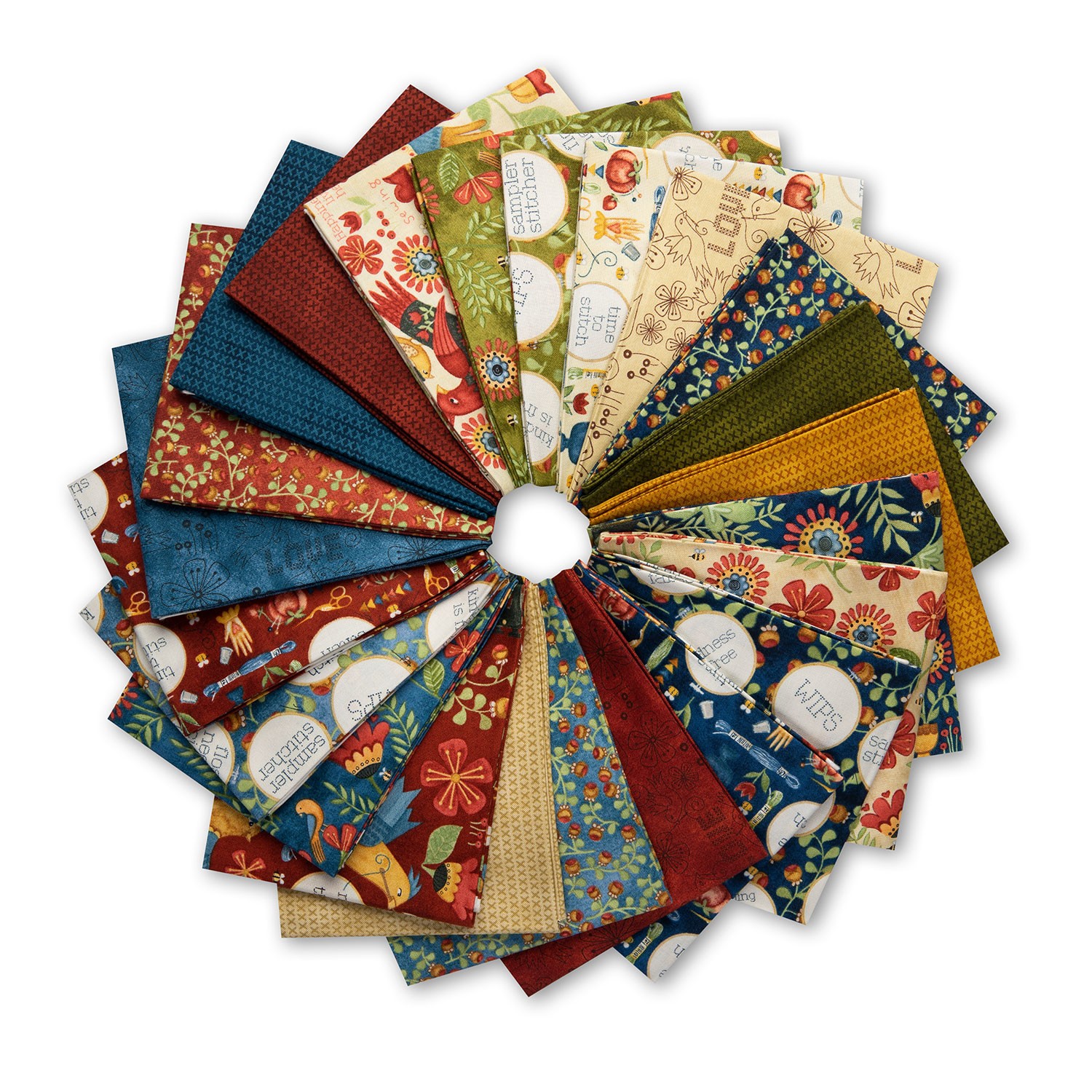 Stitchy Birds - Stitchy Birds Fat Quarter Sampler | ConnectingThreads.com