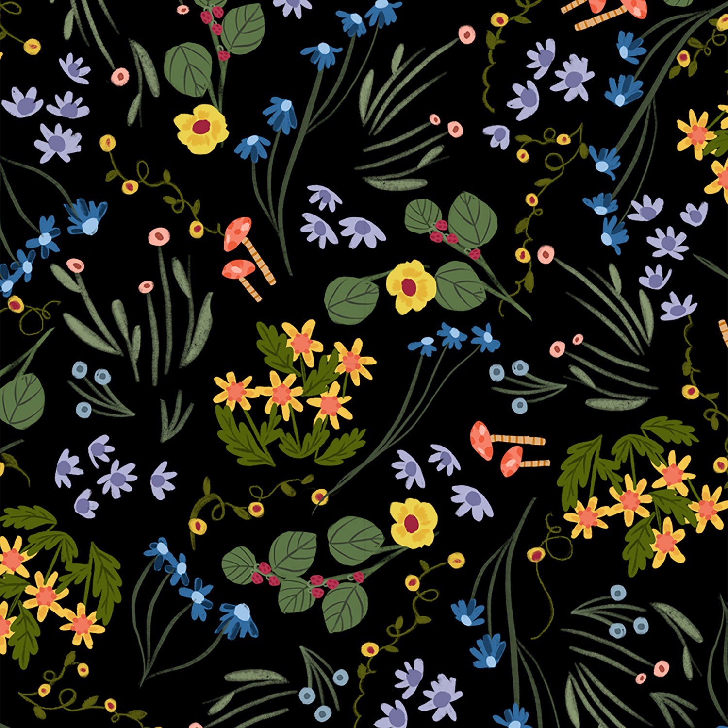 Forest Critters - Wildflowers | ConnectingThreads.com