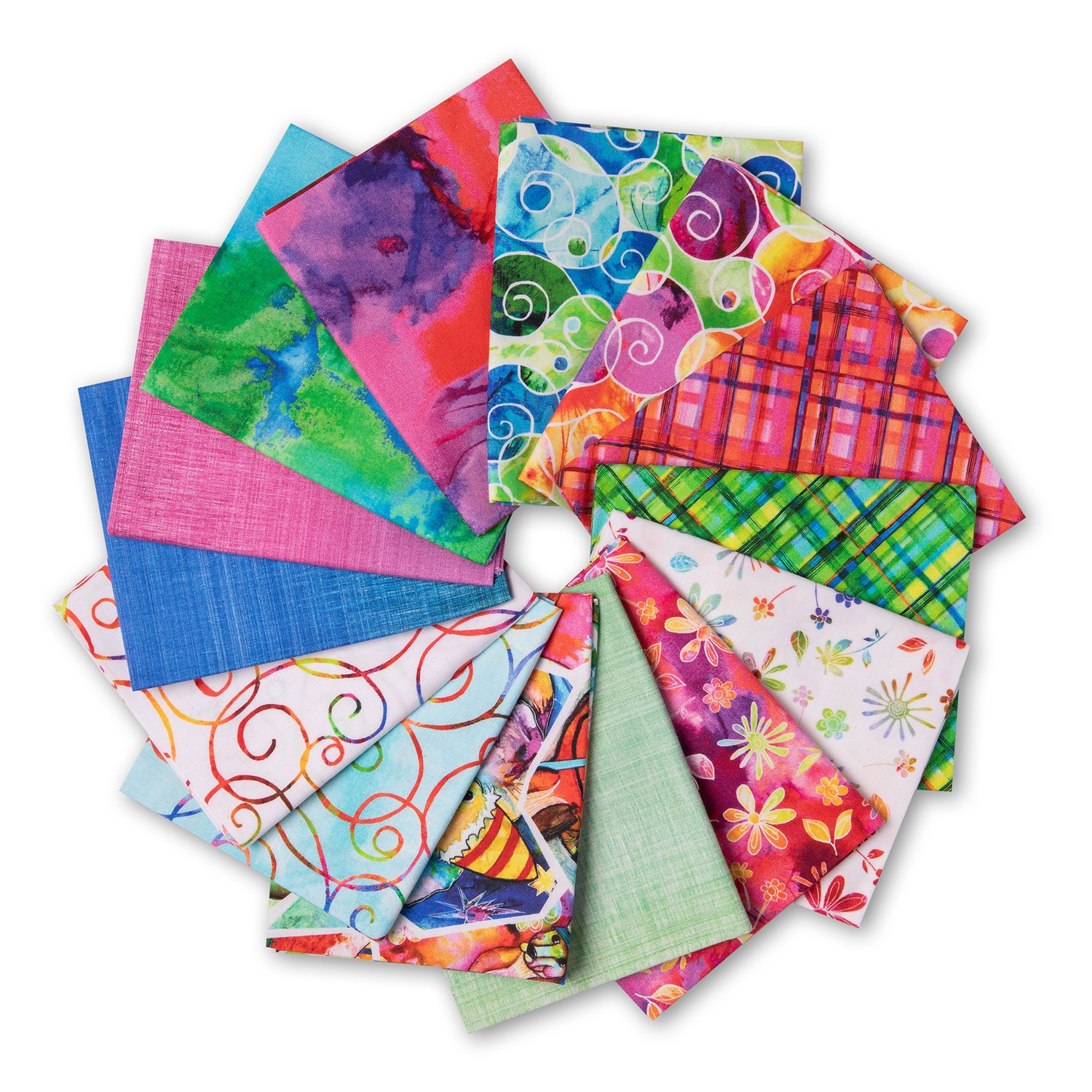 Party Animals - Party Animals Fat Quarter Sampler | ConnectingThreads.com