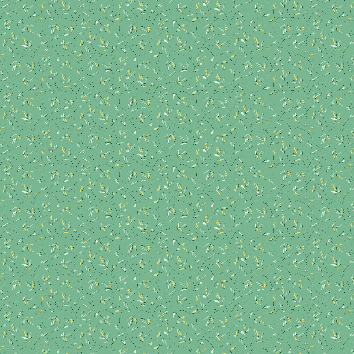 Wildflower Serenade - Dashed Leaves | ConnectingThreads.com