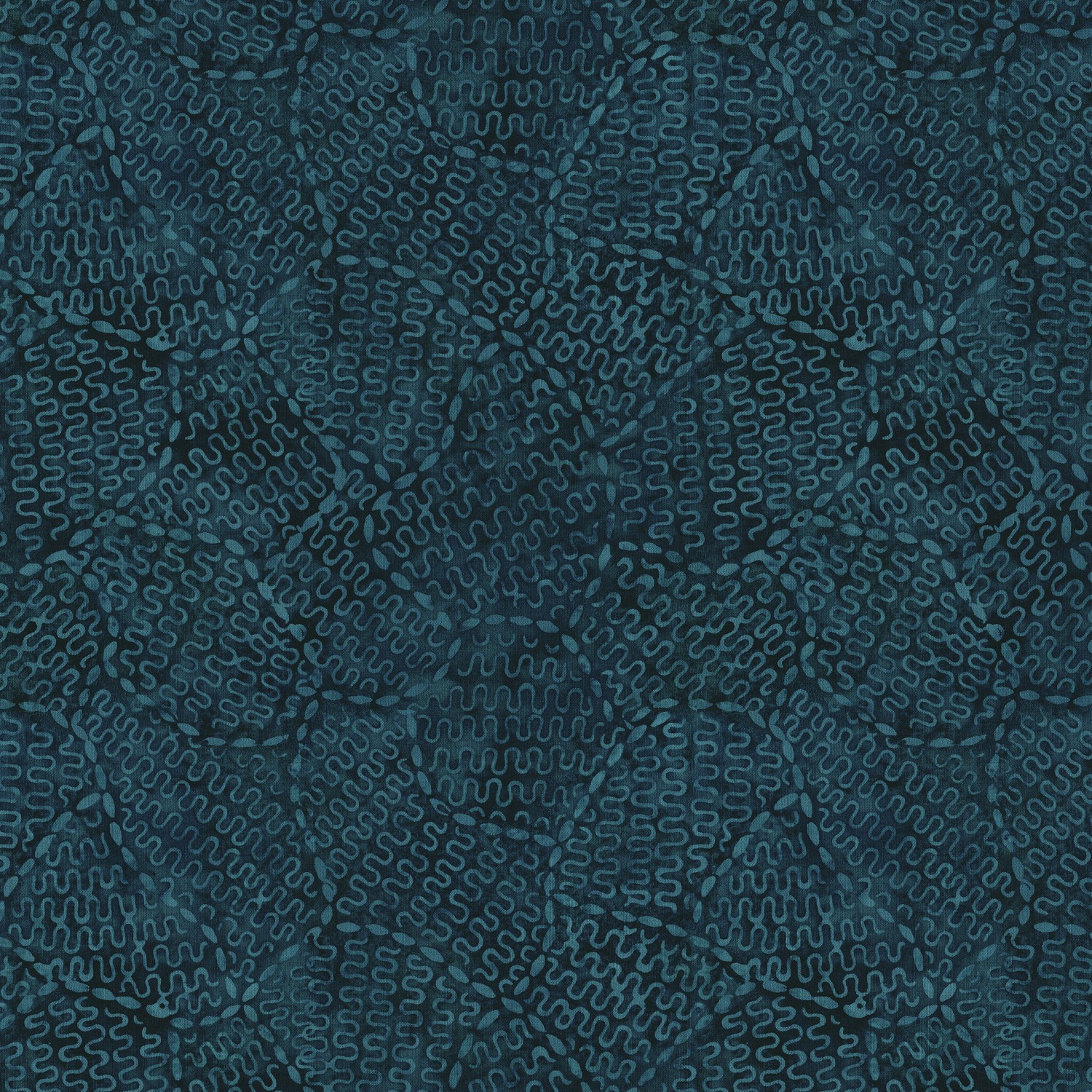 Ocean Depths Landscape Batik Batiks Aegean Quilting Cotton Fabric ...