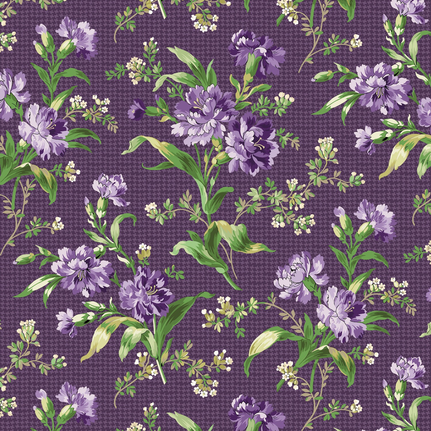 Amethyst Fields - Wild Carnations | ConnectingThreads.com
