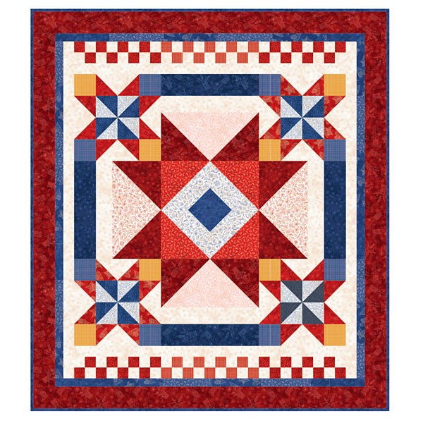 Stash and Save - Holiday Picnic Quilt Kit | ConnectingThreads.com