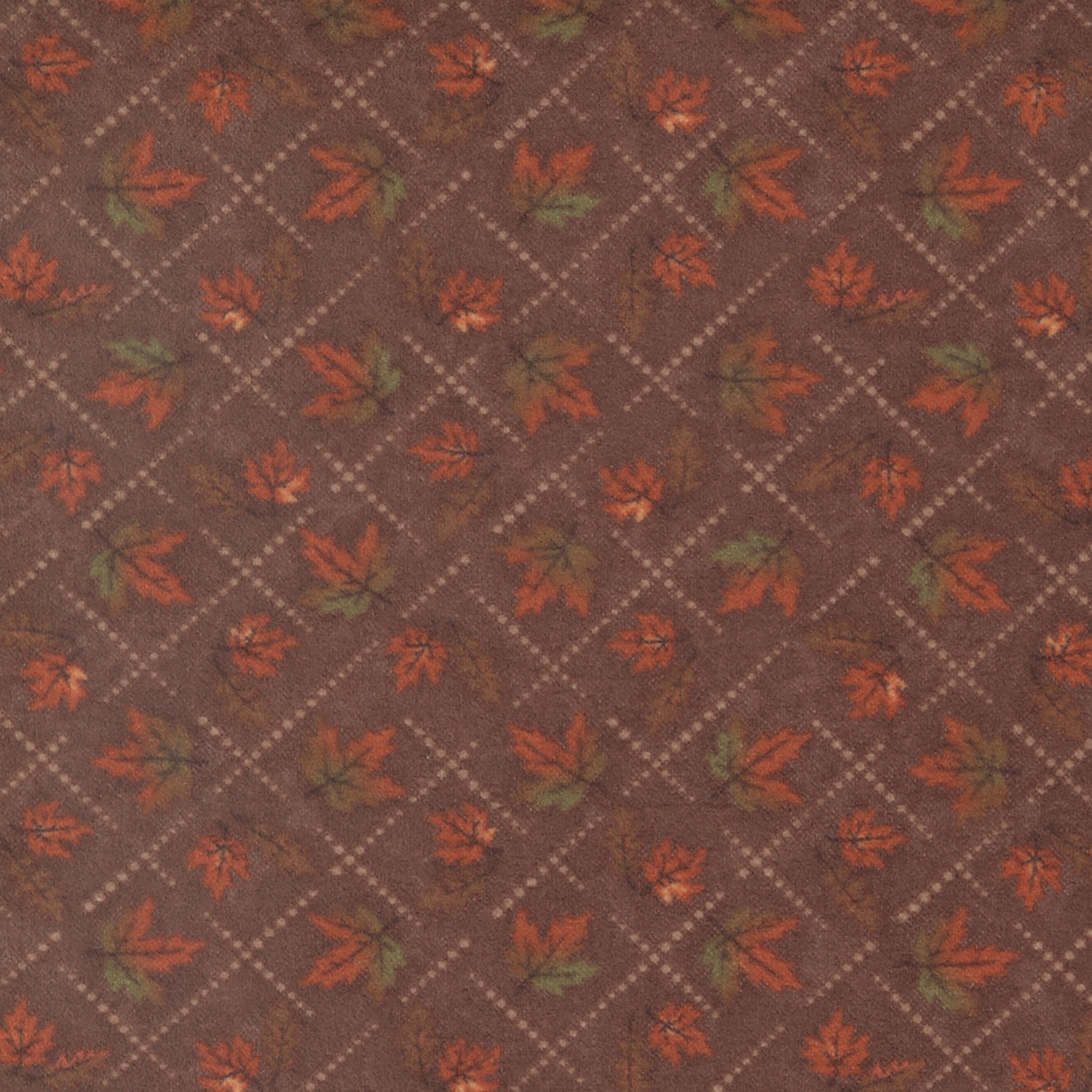 Diamond Leaves Flannel | ConnectingThreads.com