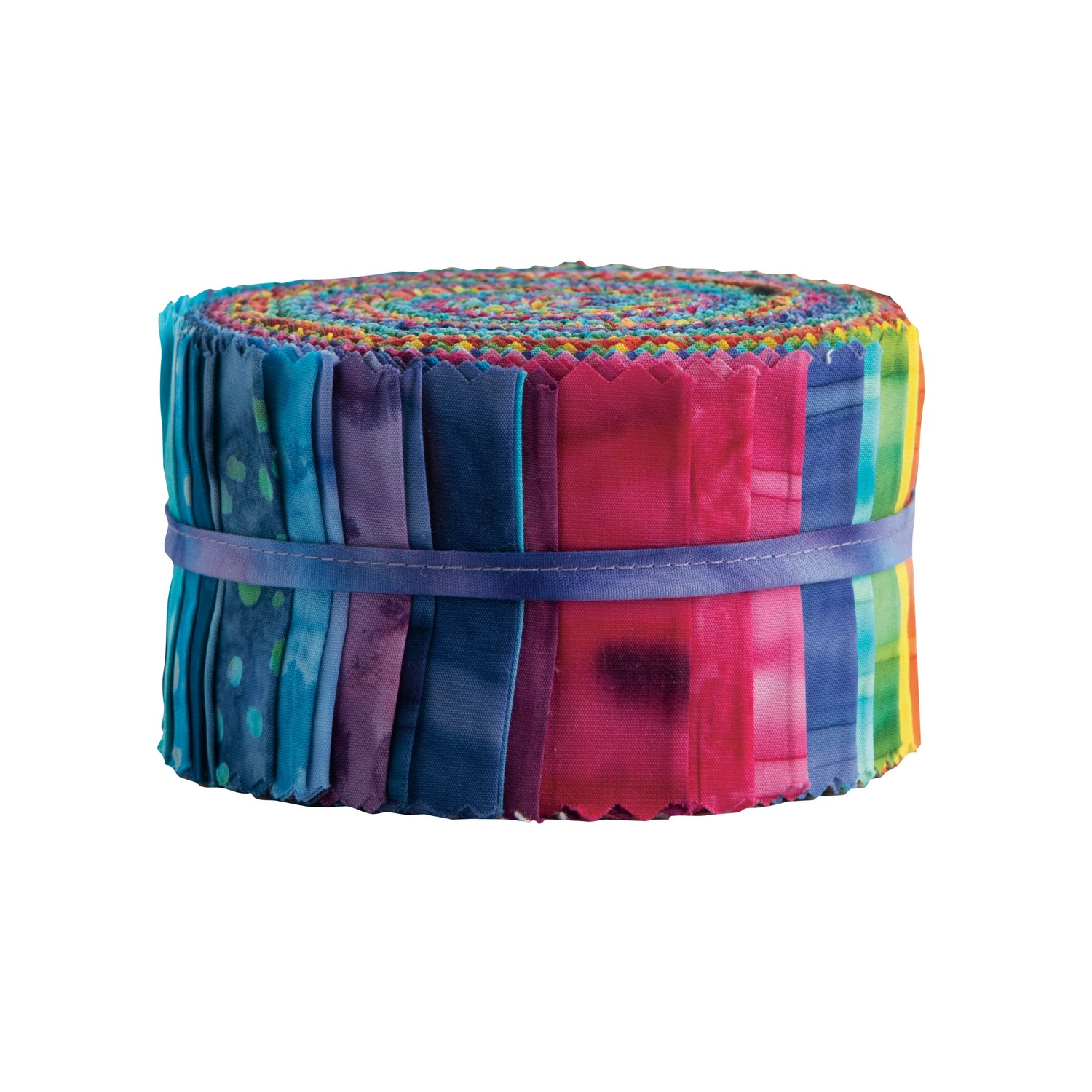 Color Crush Batik 2.5 in Strips | ConnectingThreads.com