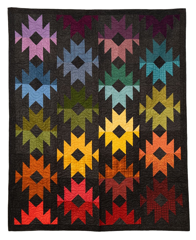 Woolies Flannel - Mirrored Mountains Quilt Kit | ConnectingThreads.com