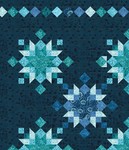 Ocean Depths Batiks - Water Crystals Quilt Kit | ConnectingThreads.com