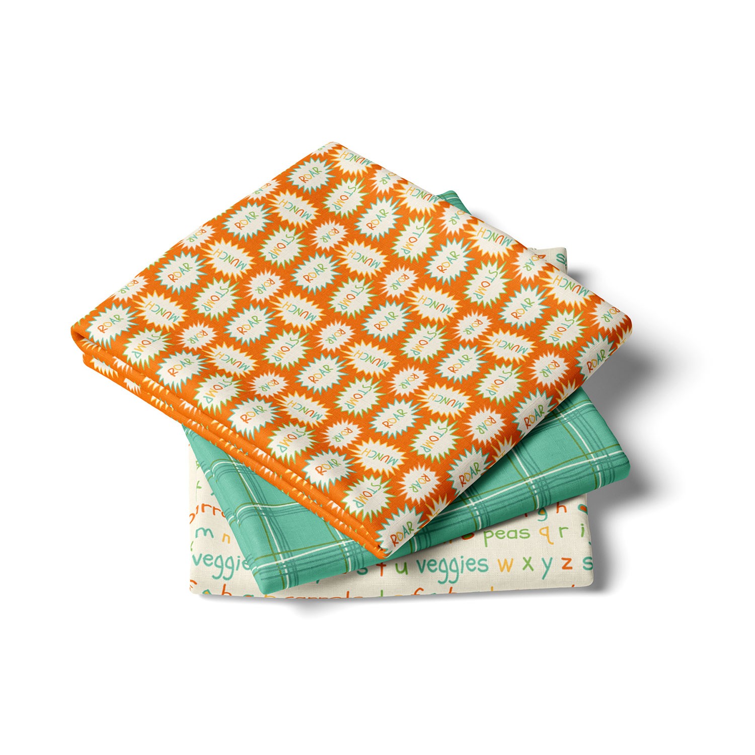 Precut Bundles - Roar! Pow! 3-Yard Quilt Bundle | ConnectingThreads.com