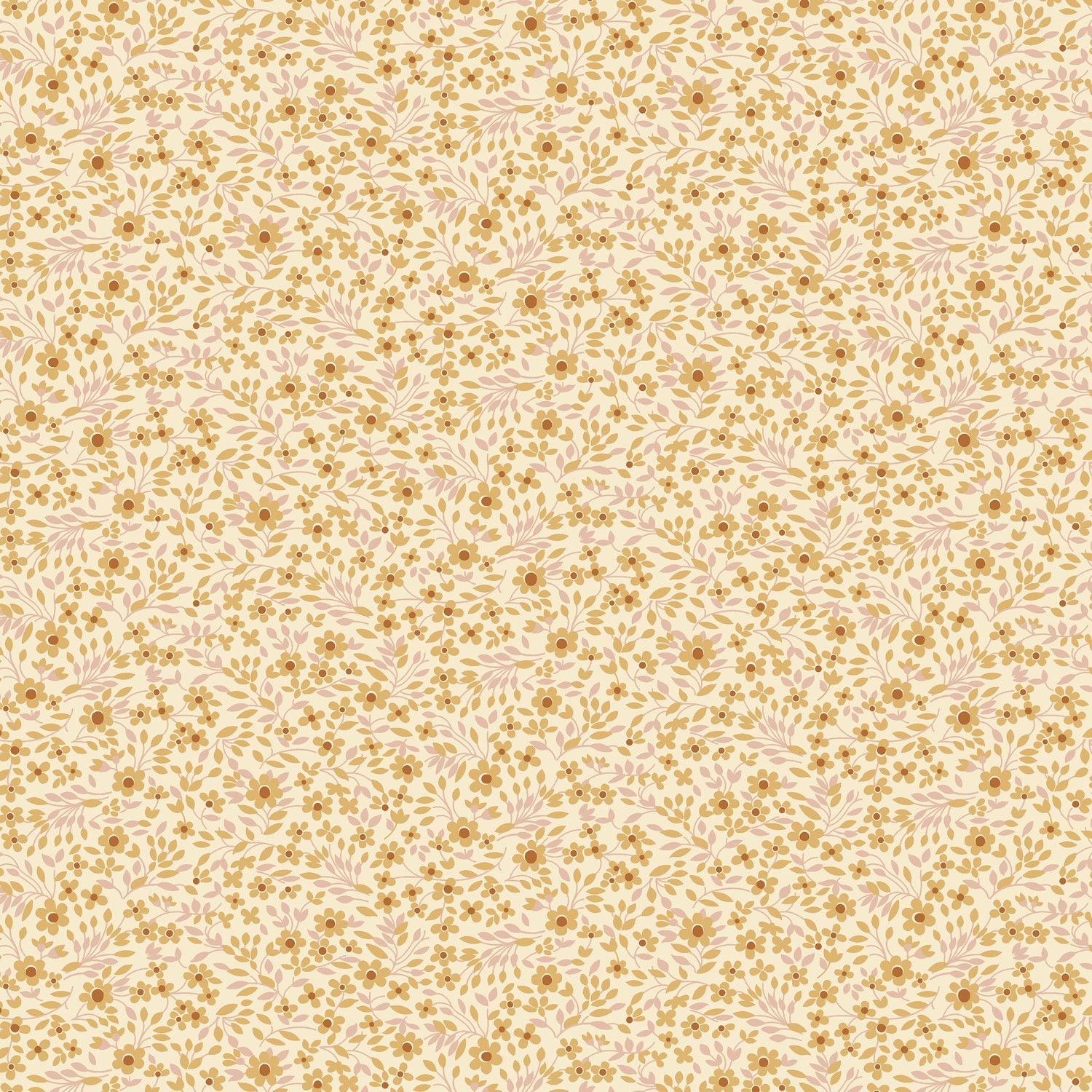 Sweetwater Ridge Laila Ochre Quilting Cotton Fabric | Connecting Threads