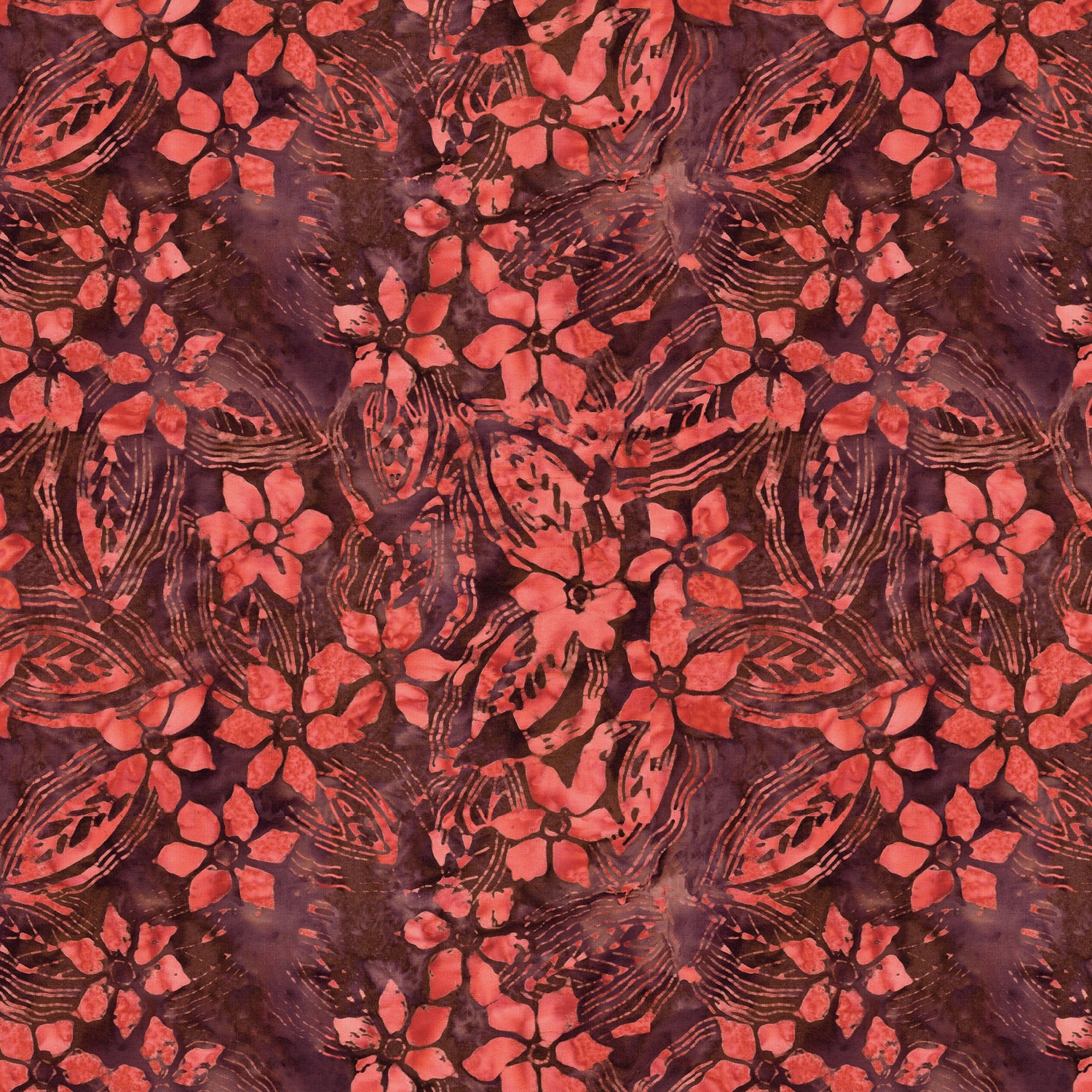 Autumn Sunset Batiks Terra Cotta Quilting Fabric | Connecting Threads