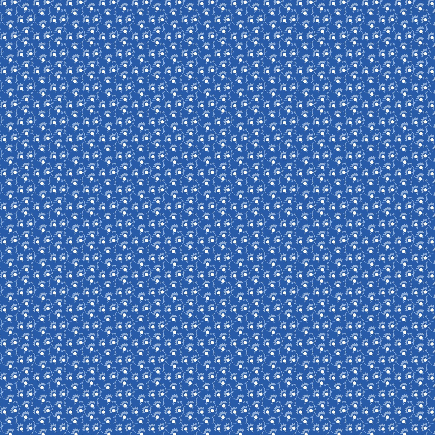 Hometown Americana True Blue Sassafras Quilting Cotton Fabric ...