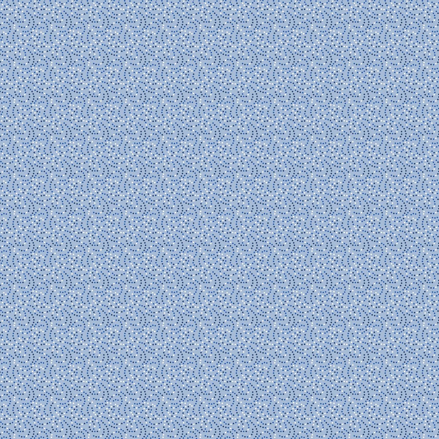 Hometown Americana True Blue Windblown Dots Fabric | Connecting Threads