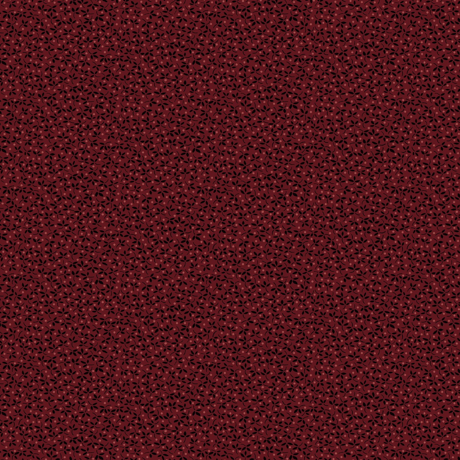 Winter Meadow Flannel Little Leaves Flannel Barn Red Quilting Cotton Fabric Yardage ...