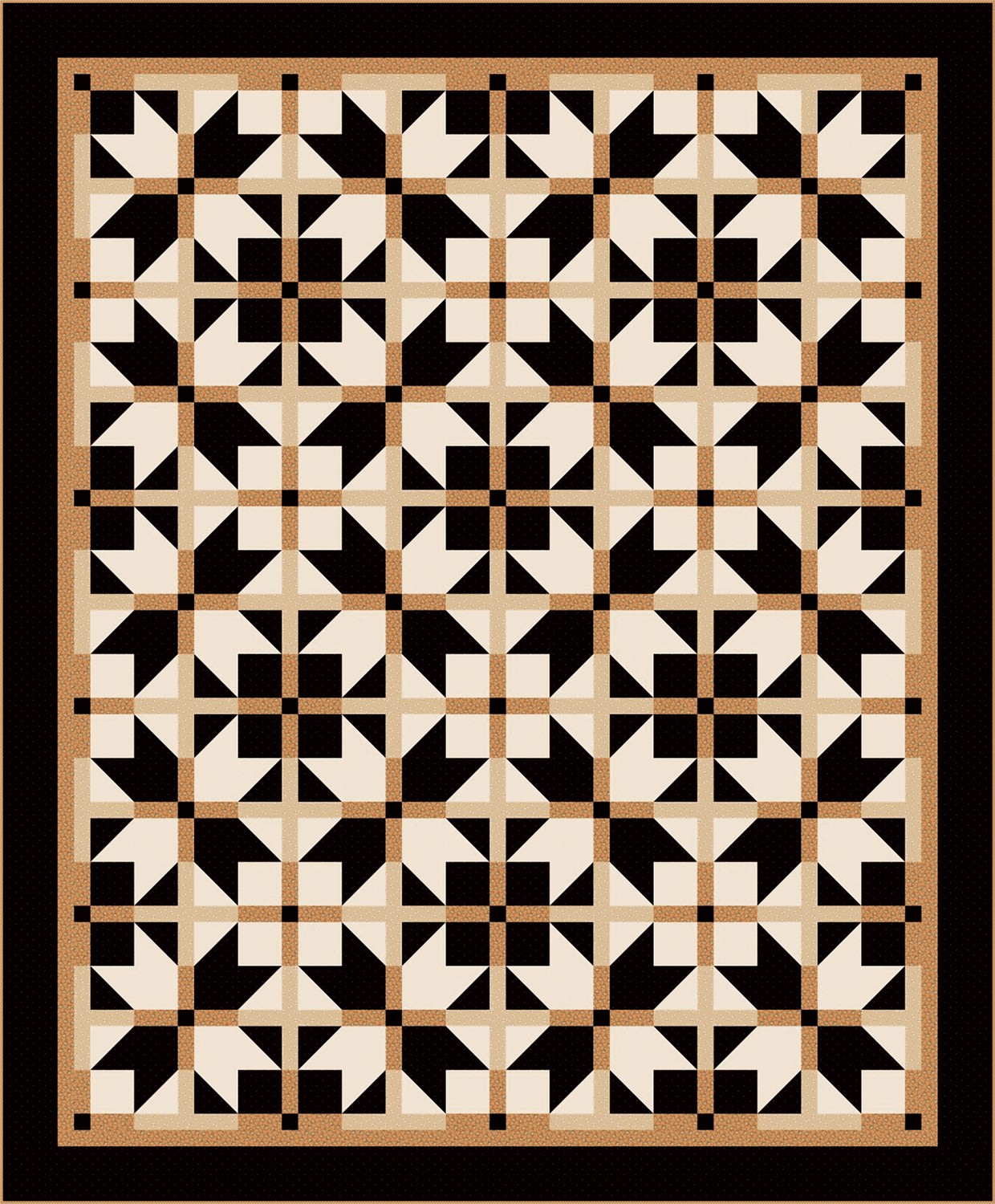 Mariposa Queen Cotton Quilt Kit | Connecting Threads