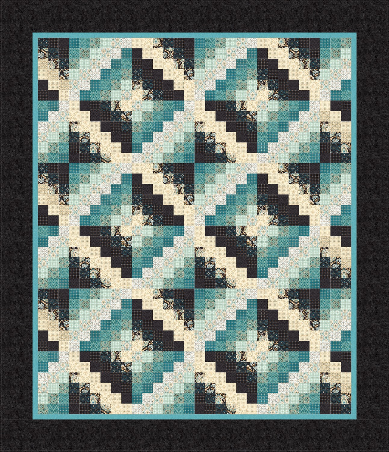 Parlor Room - Parlor Room Hidden Jewels Cotton Fabric Quilt Kit ...