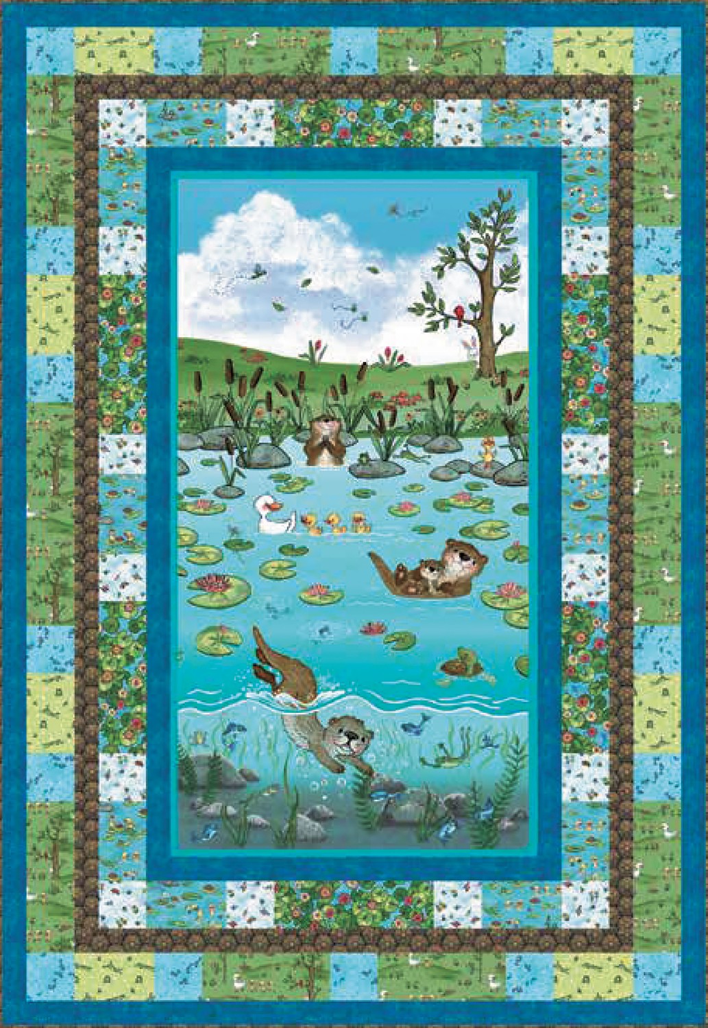 River Romp - River Romp Quilt #1 Kit | ConnectingThreads.com