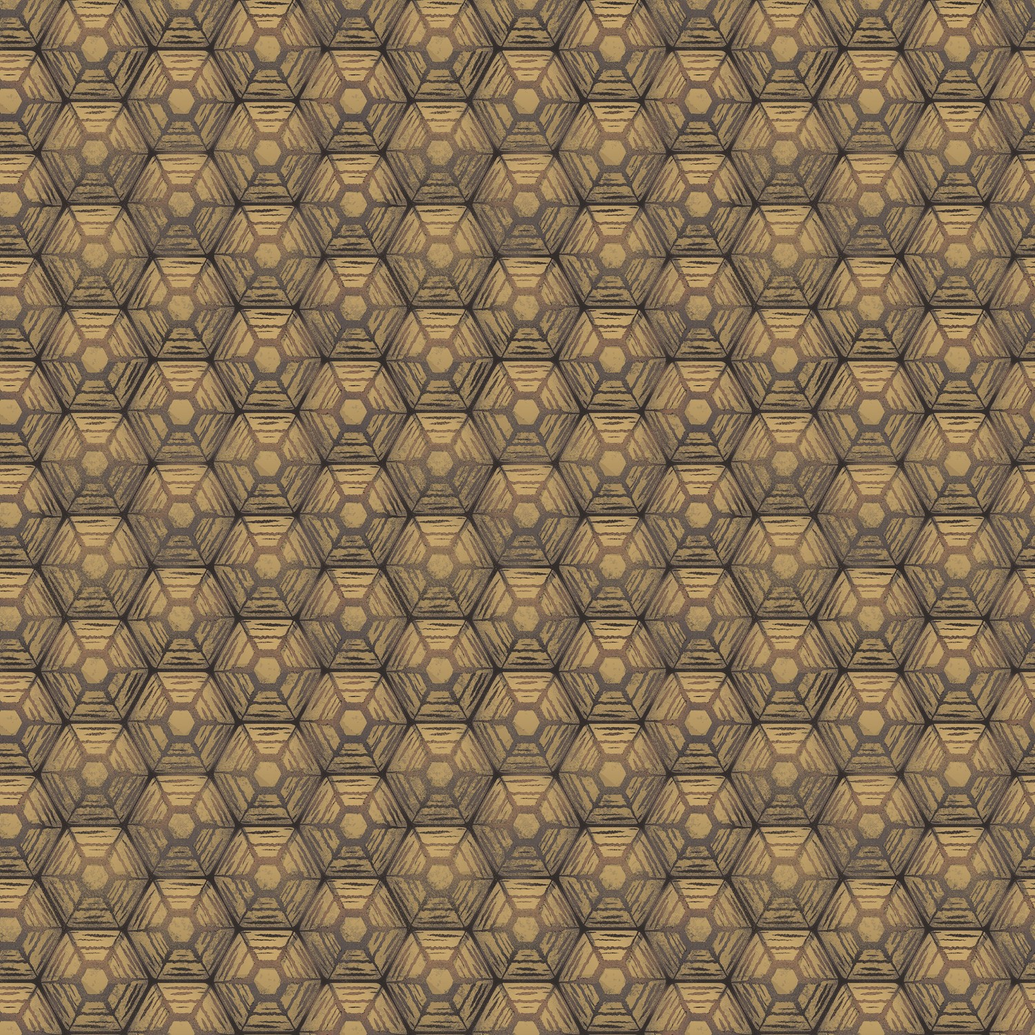 River Romp Turtle Shell Brown Quilting Cotton Fabric | Connecting Threads