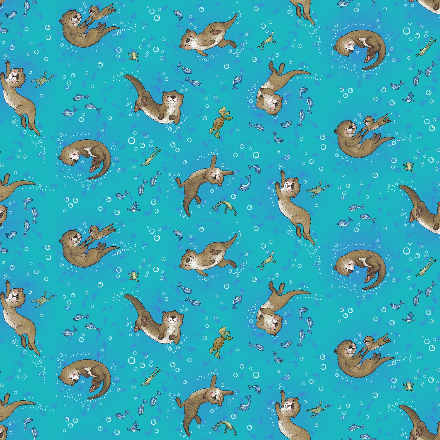 Underwater Otters | ConnectingThreads.com