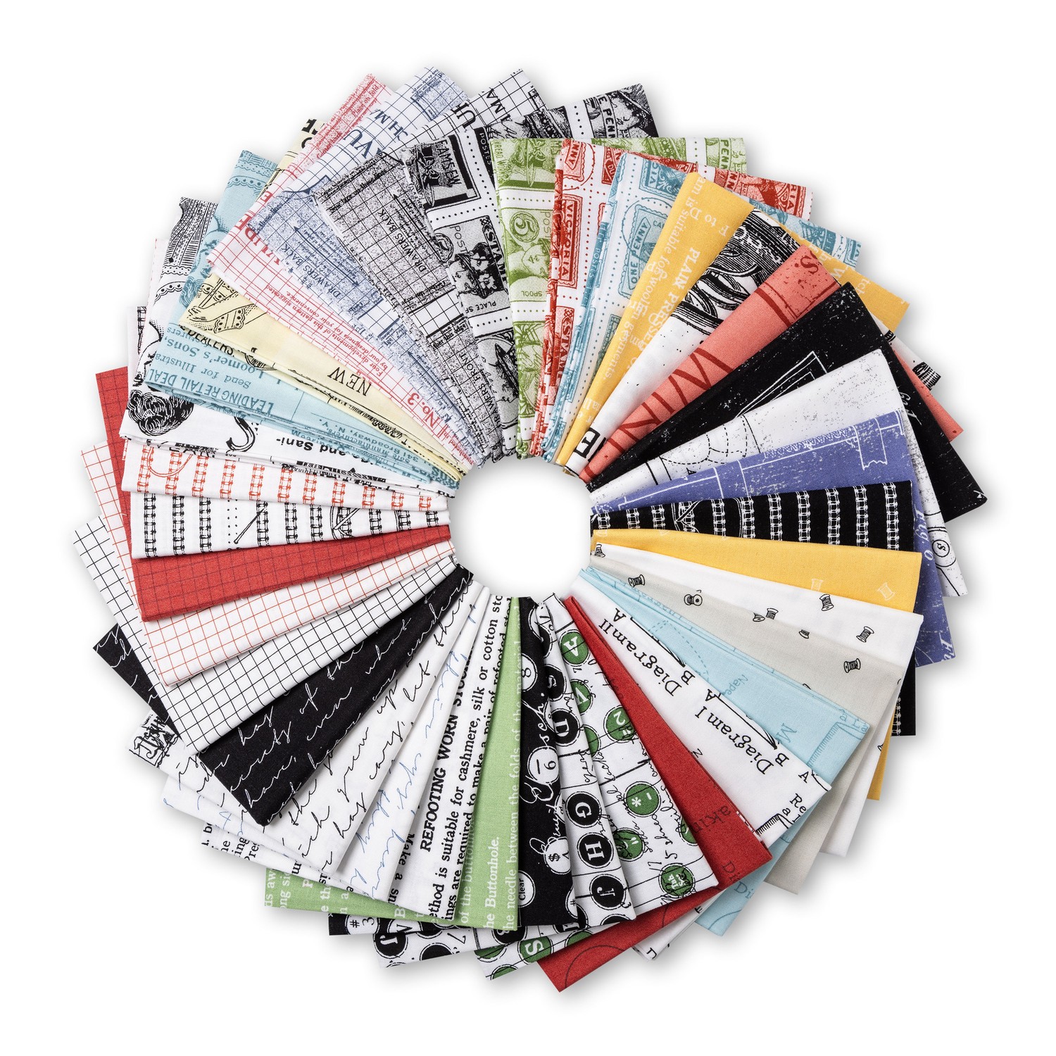 Sew Journal Fat Quarter Sampler | ConnectingThreads.com