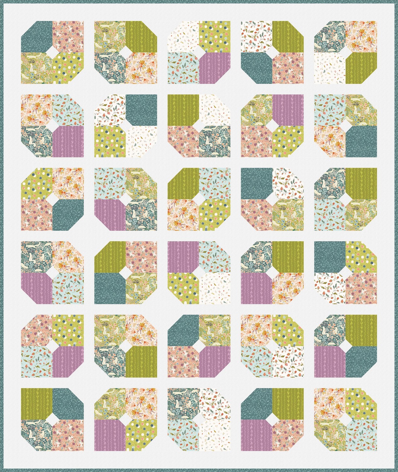 Thicket & Bramble - Thicket & Bramble Make Believe Lap Cotton Fabric ...