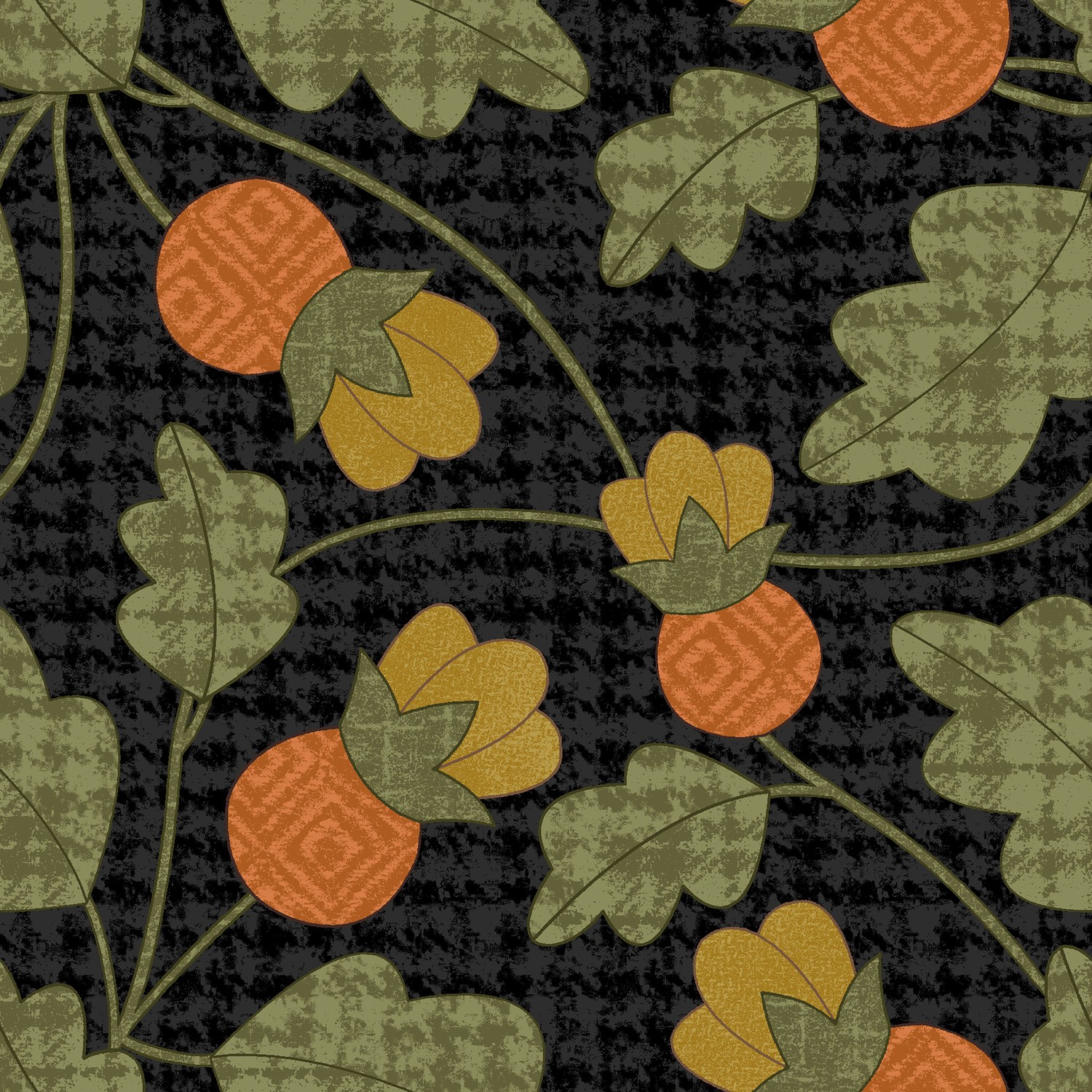 Autumn Harvest - Autumn Leaves Quilt Kit | ConnectingThreads.com