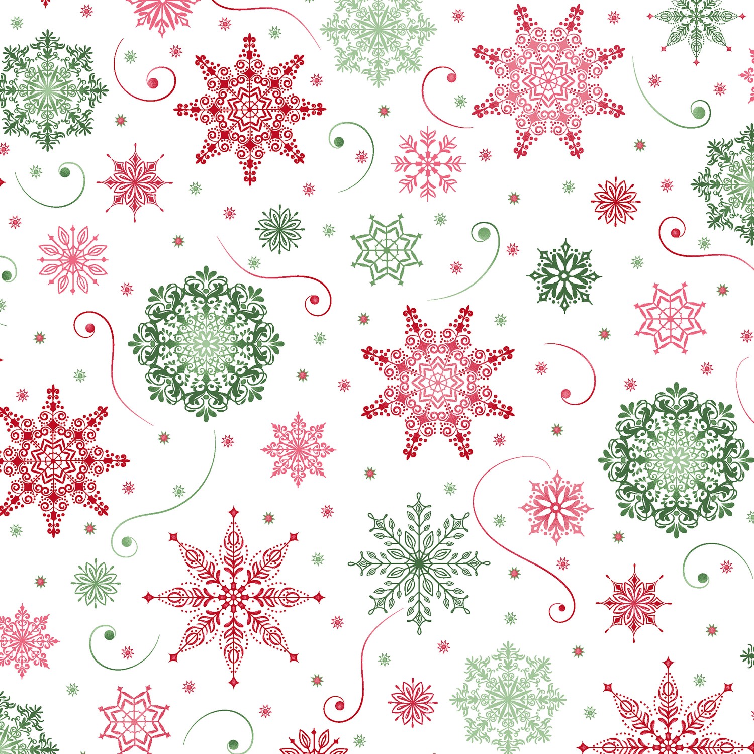 Christmas Night - Snowflakes | ConnectingThreads.com