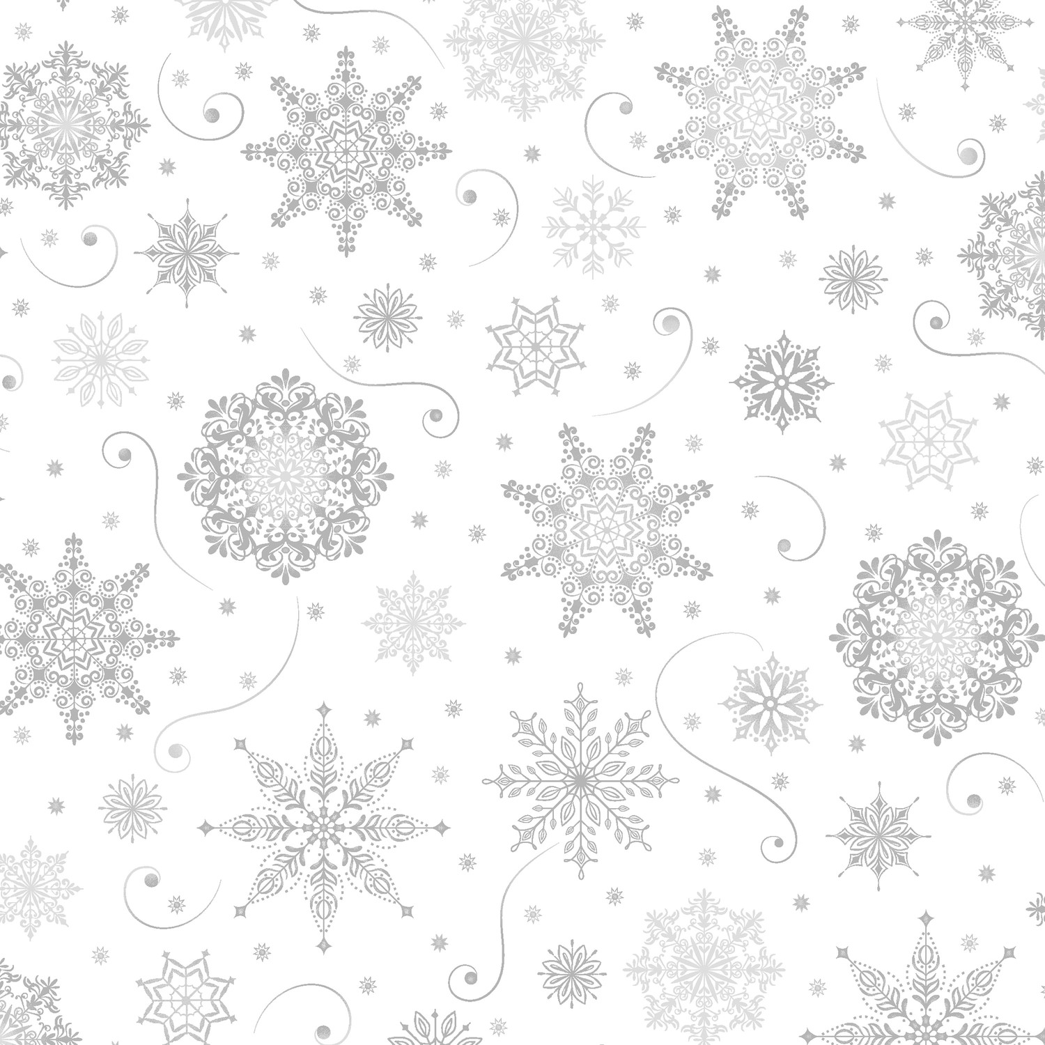 Christmas Night - Snowflakes | ConnectingThreads.com