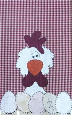 Tea Towel Patternlets - Chicken Pattern Download | ConnectingThreads.com