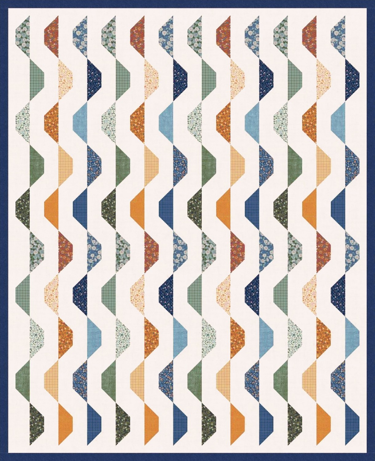 Sweetwater Ridge Rain Chains Quilt Kit - Connecting Threads