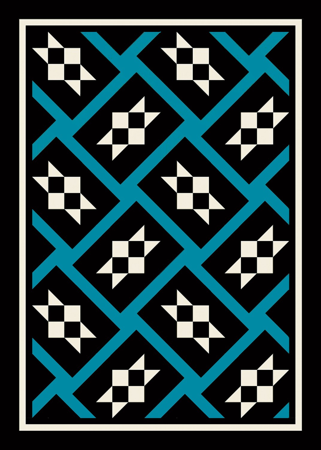 Amish Solids - Amish Solids Oklahoma Windmills Cotton Fabric Quilt Kit | ConnectingThreads.com