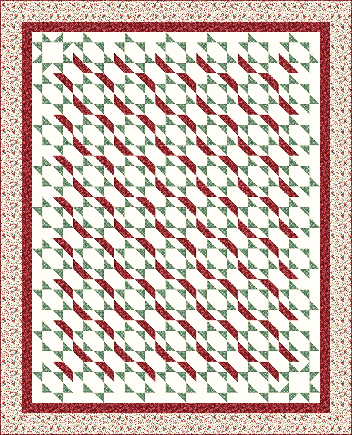 Evening Stroll Winter Quilt Kit - Connecting Threads