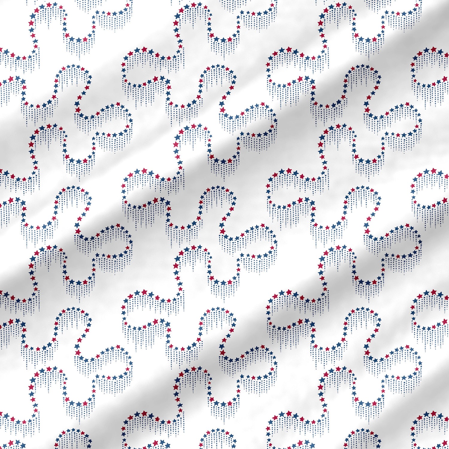 Backing Fabrics Trail of Stars White 108 in Wide Backing Fabric Yardage ...