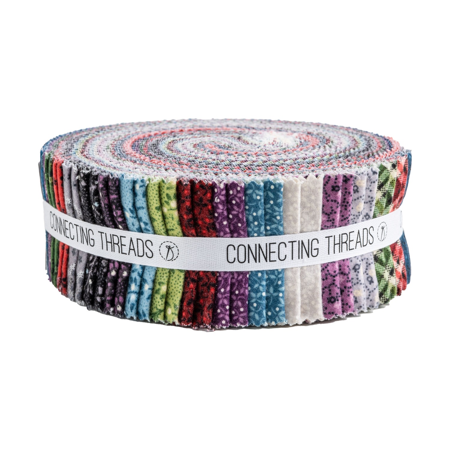 Winter Meadow 2.5" strip Flannel Strips | Connecting Threads Fabric