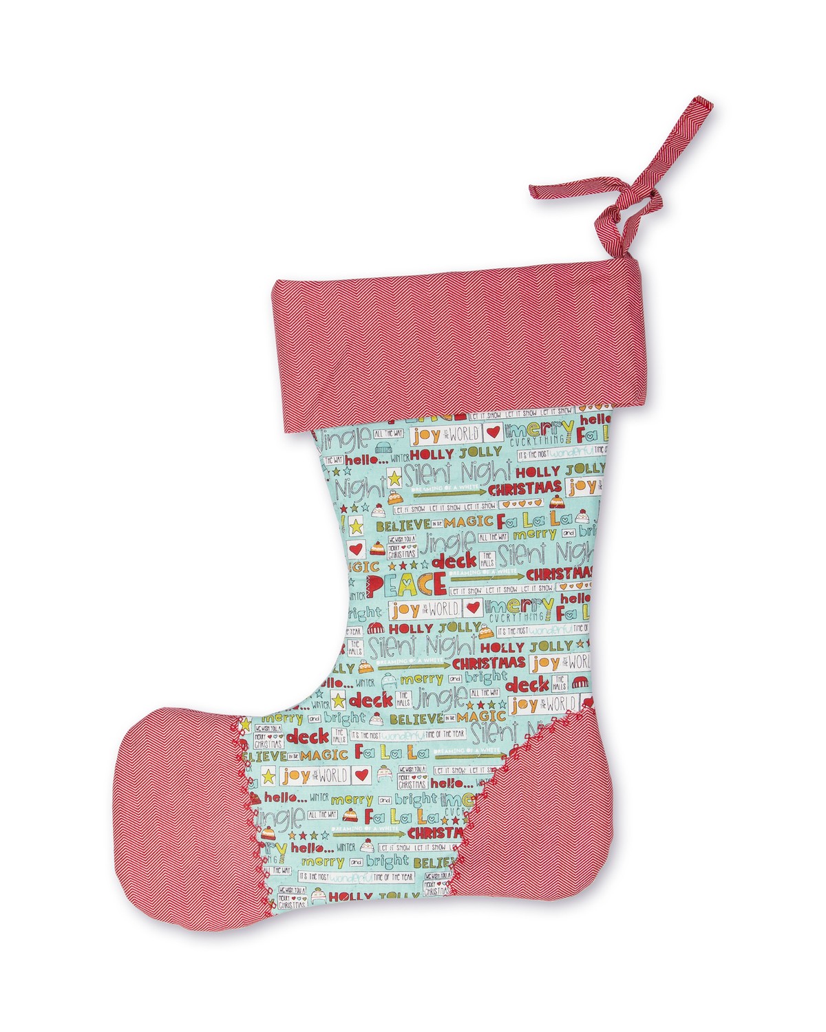 Snowkissed - Holiday Christmas Candy Stockings Kit | ConnectingThreads.com