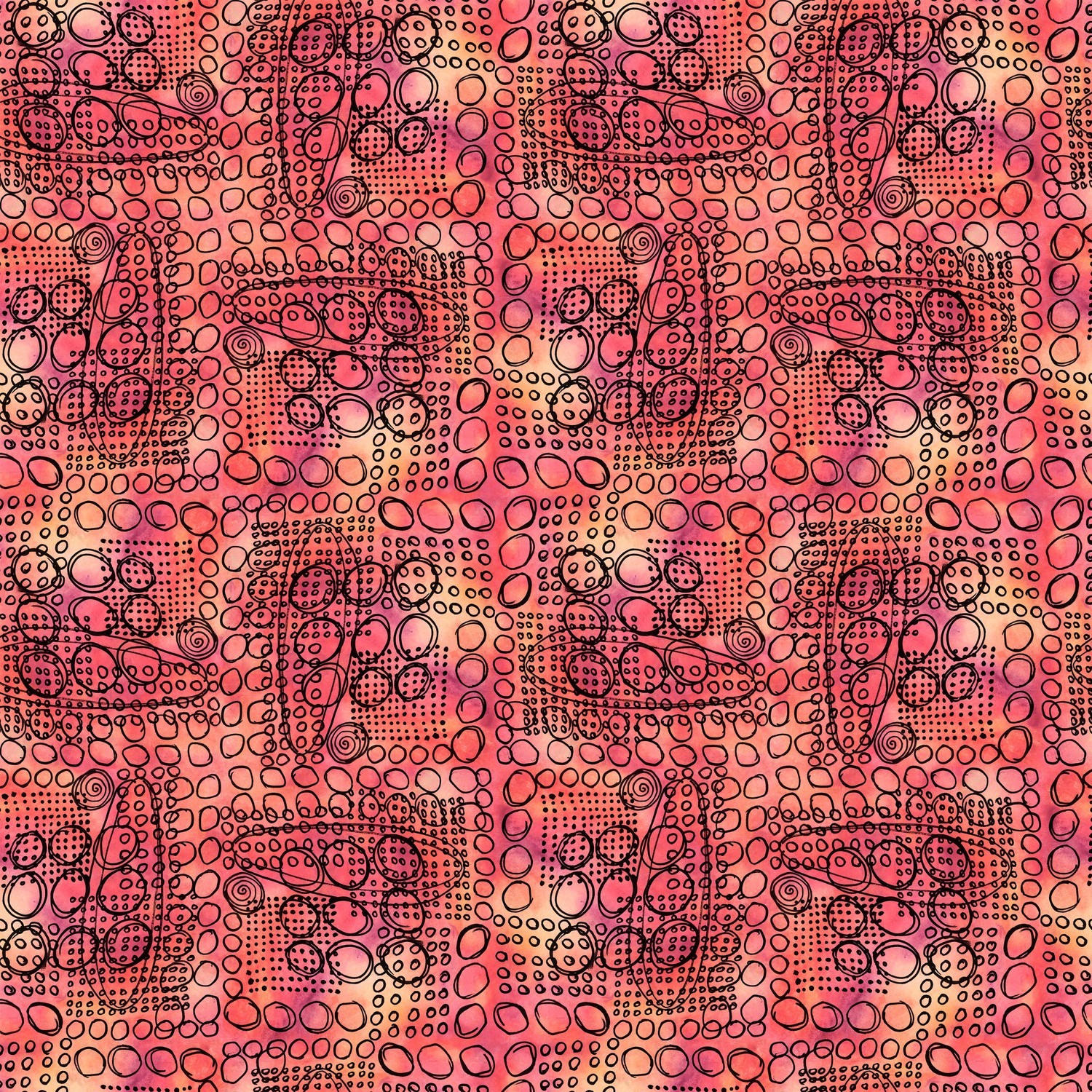 Heat Wave Hot Summer Quilting Cotton Fabric | Connecting Threads