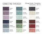 Mirage Tonals Tranquility Fat Quarter Sampler - Connecting Threads