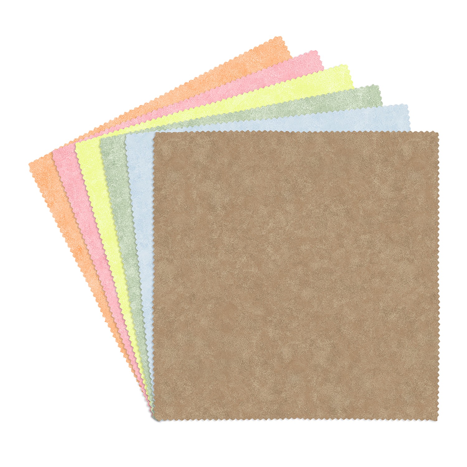 Mirage Tonals Flannel 10" Squares - Multi-Color Quilting Fabric