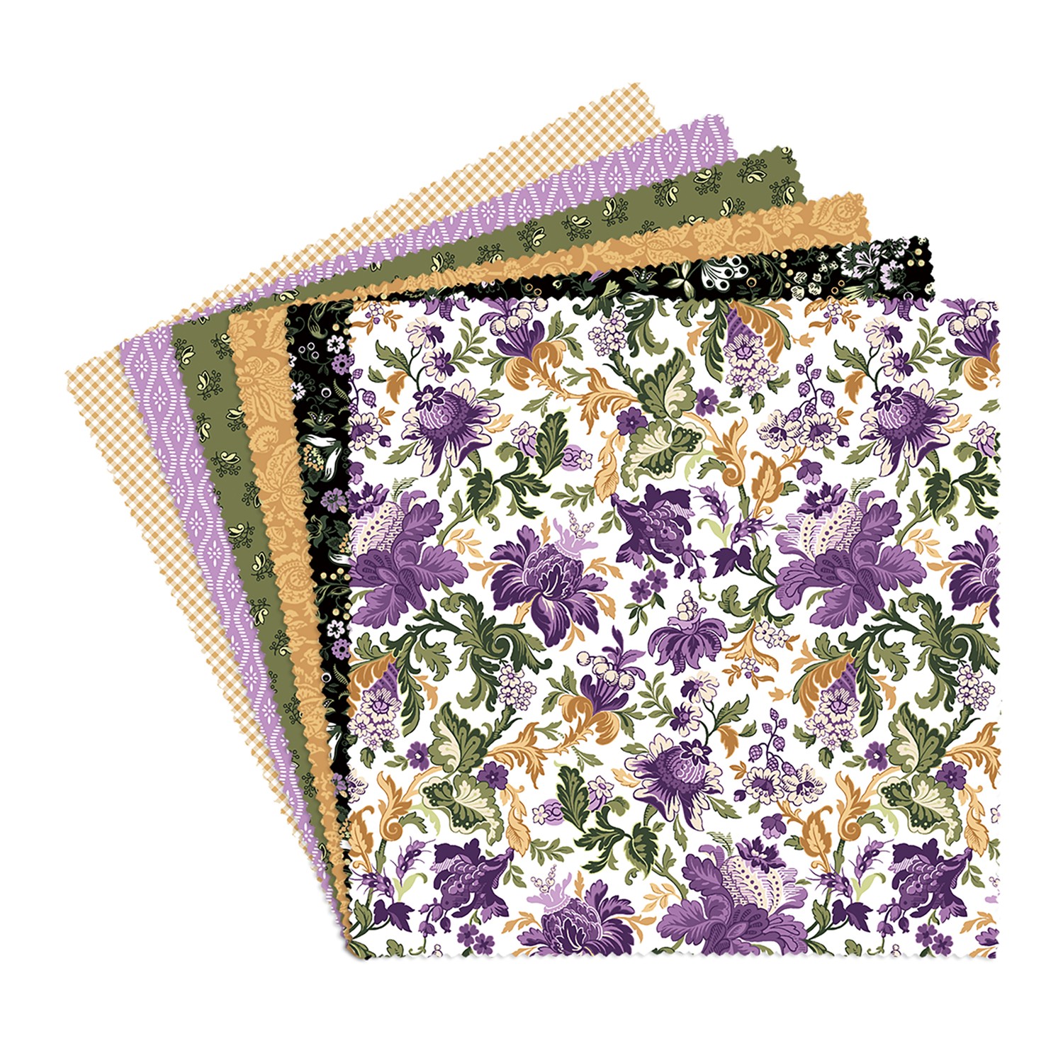 Vivienne 10" Squares Quilting Cotton Fabric | Connecting Threads