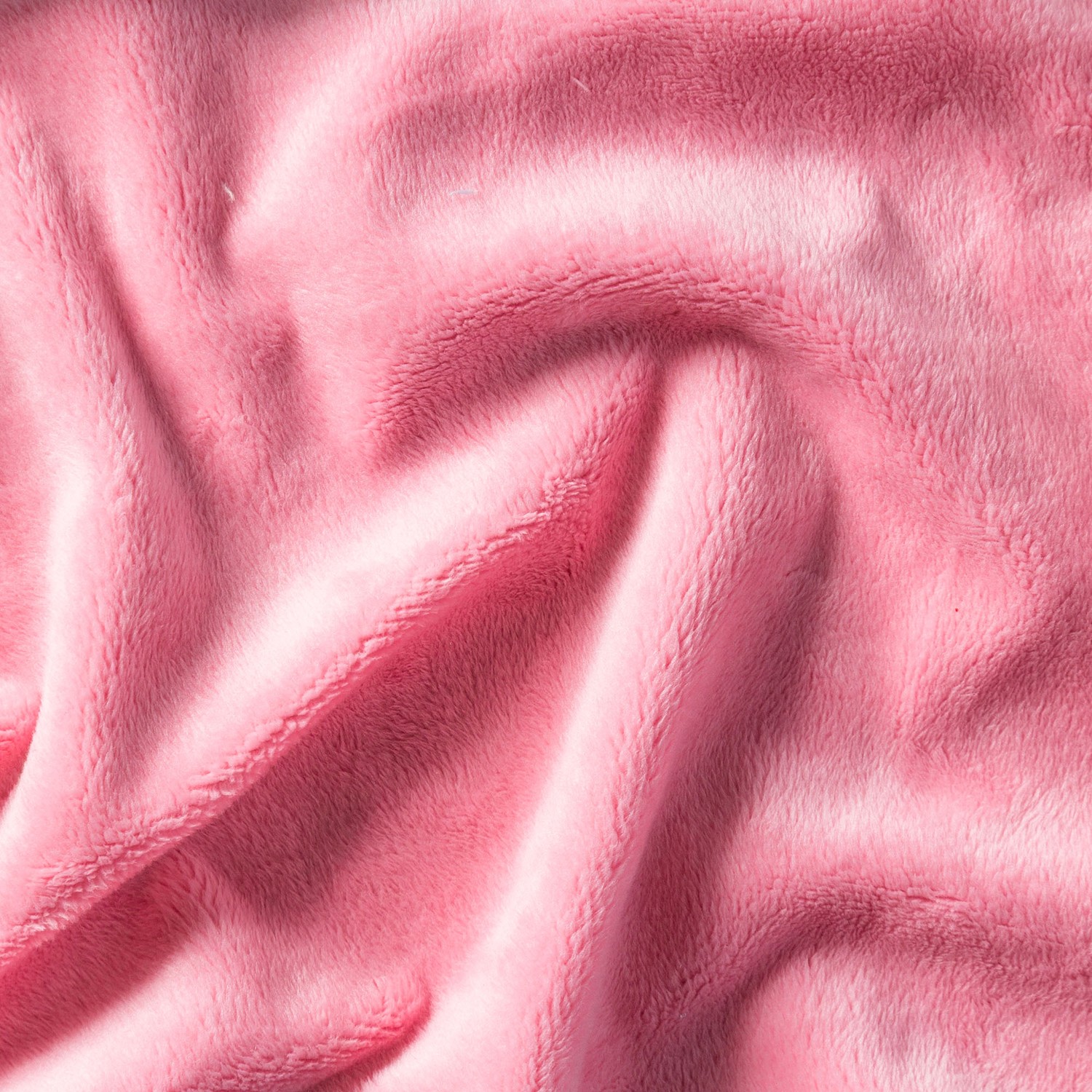 Floofy Baby Pink Polyester Fabric by the Yard | Connecting Threads