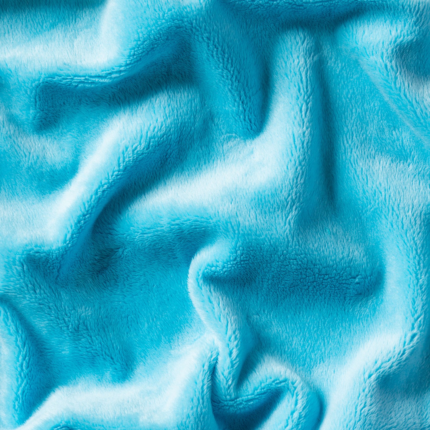 Floofy Ocean Mist Polyester Fabric by the Yard | Connecting Threads