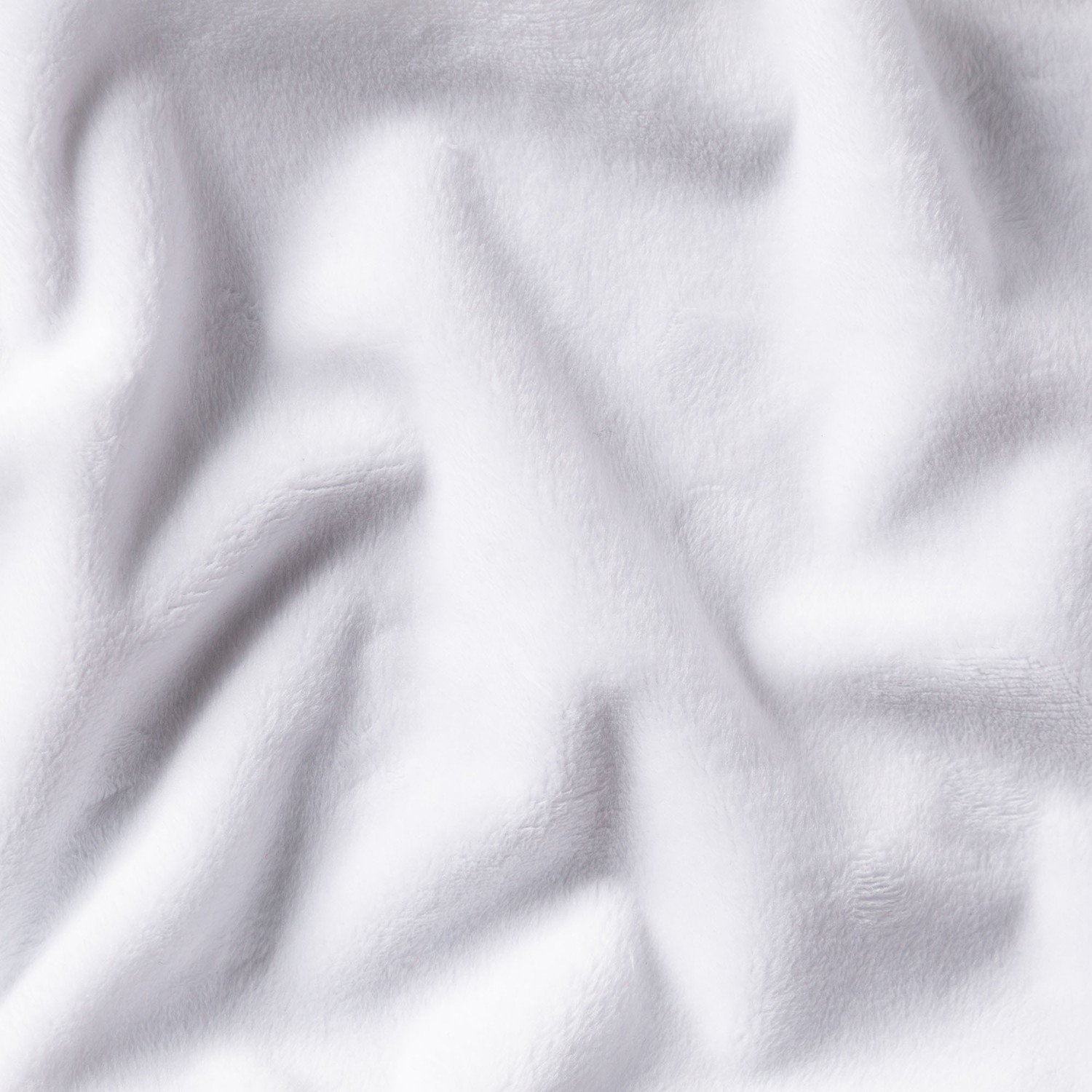 Floofy White Polyester Fabric by the Yard | Connecting Threads