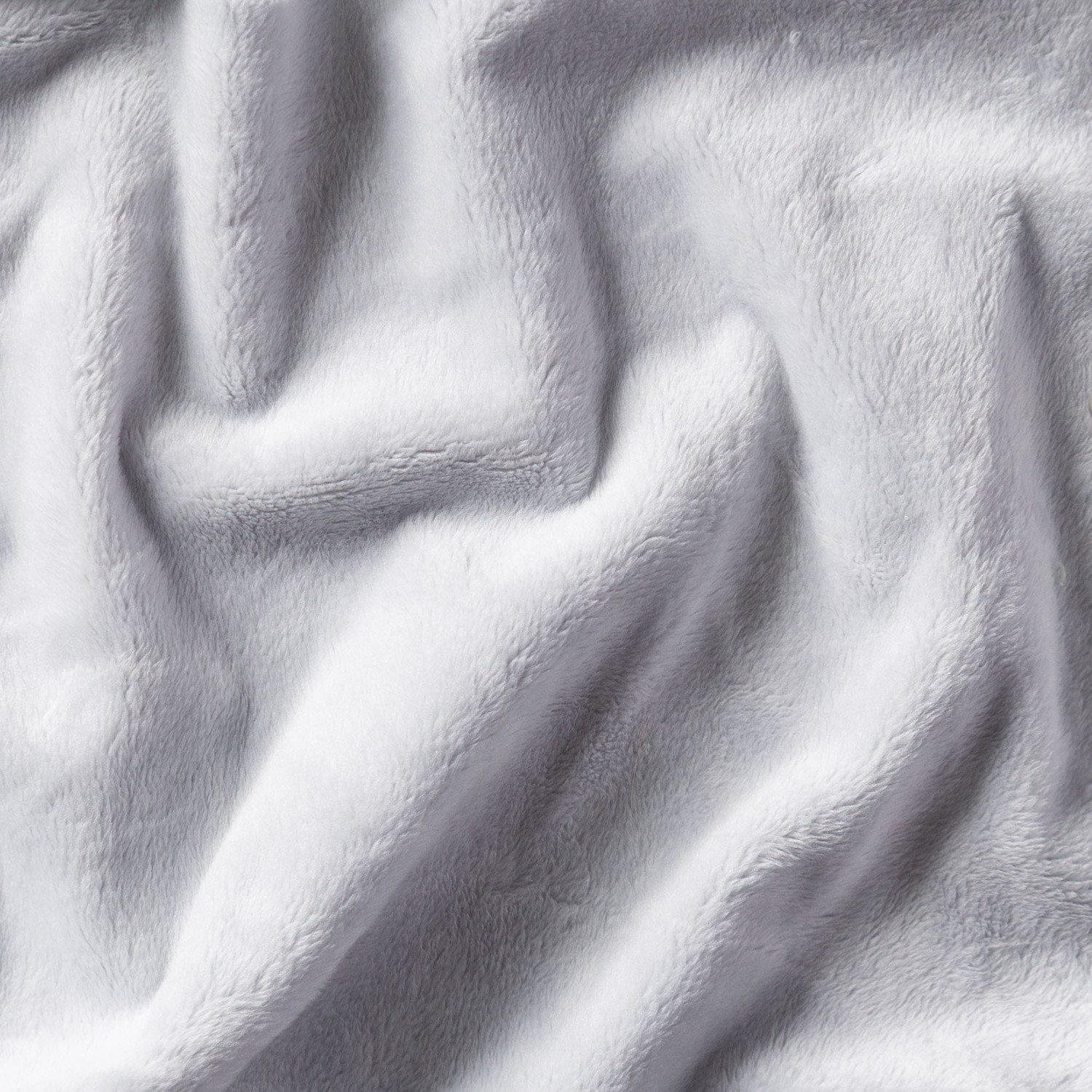 Floofy Silver Polyester Fabric by the Yard | Connecting Threads