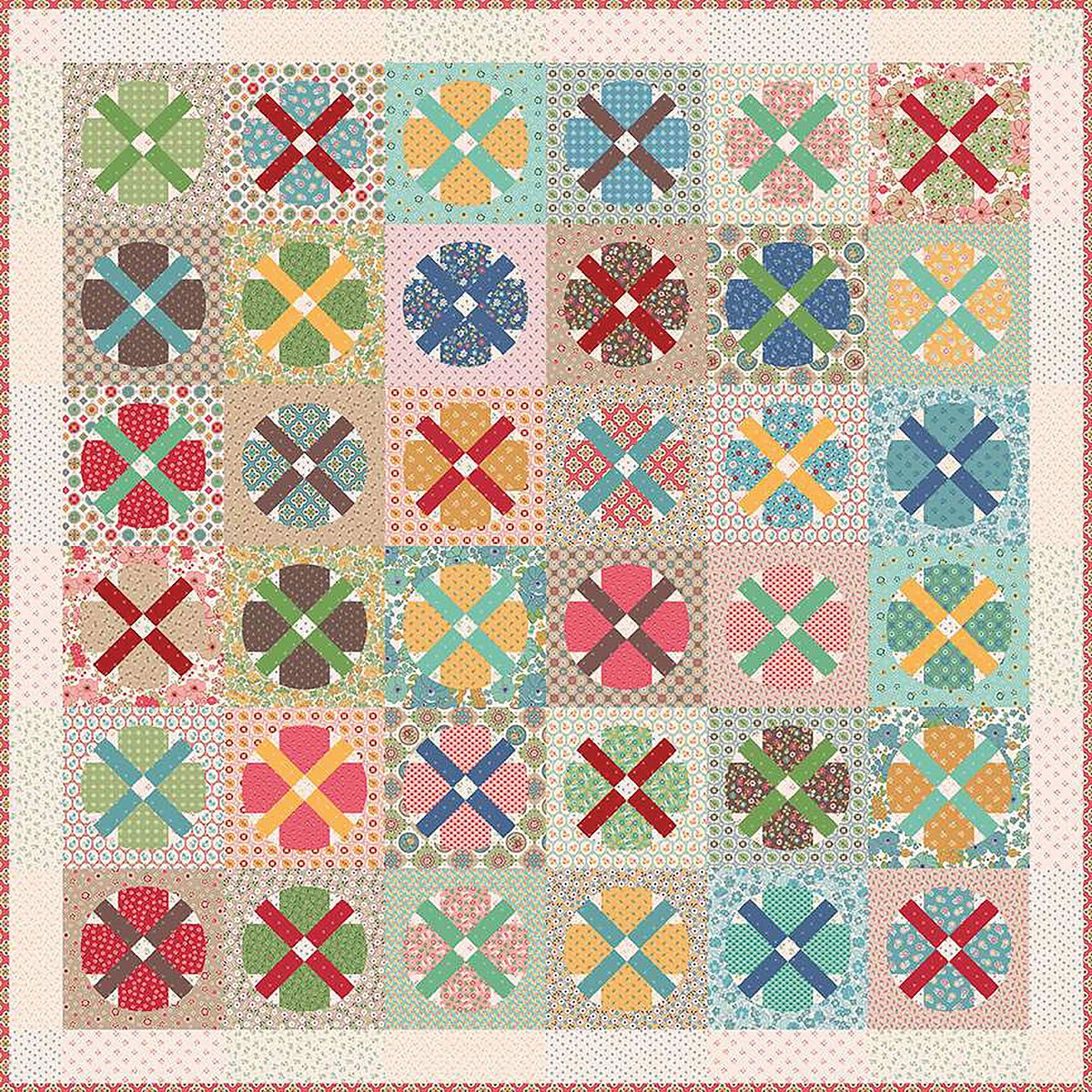 Mercantile - Mercantile Penny Candy Cotton Fabric Quilt Kit | ConnectingThreads.com