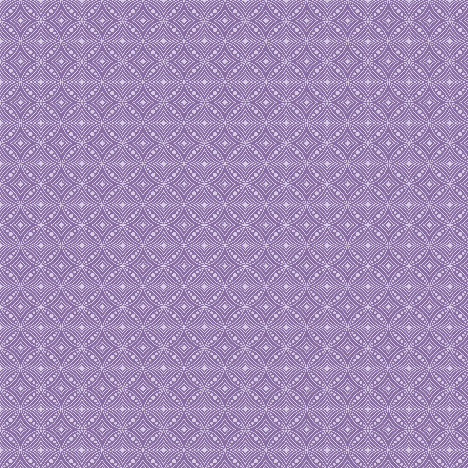 Xanadu Diamond Circles Purple Quilting Cotton Fabric Yardage ...