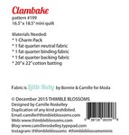 Clambake Mini Quilt Pattern Download | Connecting Threads