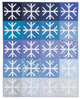 Snowfall Quilt Pattern Download | ConnectingThreads.com