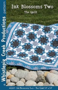 Ink Blossoms Two Quilt Pattern Download | ConnectingThreads.com