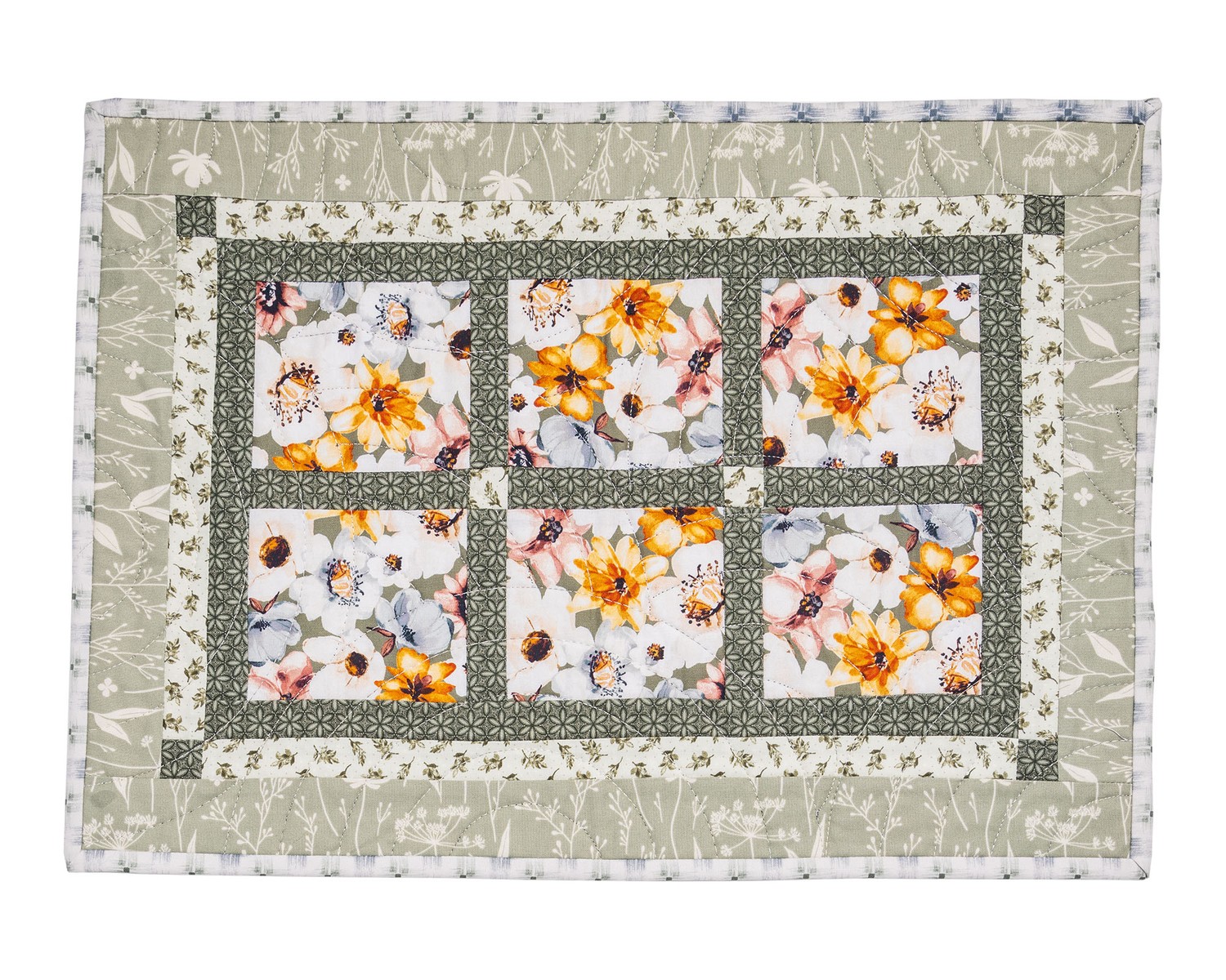 Swallowtail Grove - Swallowtail Grove Simply Frames Placemats Cotton Fabric Kit ...
