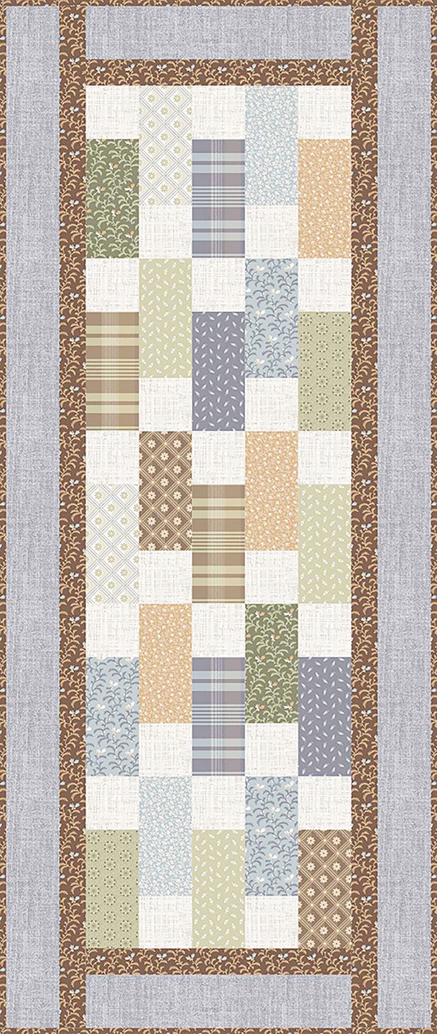 Free Tiled Runner Pattern Download | Connecting Threads