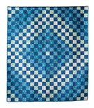 Patchwork Blues Blue Throw Quilt Kit | ConnectingThreads.com